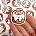 Mini Cinnamon Roll Vinyl Sticker Waterproof Phone Sticker Cute Cinnamon ...