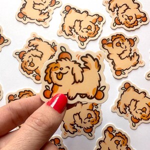 Mini Orange Dog Sticker | Waterproof Sticker | Cute Oranges Sticker ...