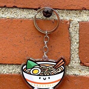 Bowl of Ramen Keychain | Cute Acrylic Keychain | Anime Food Keychain ...