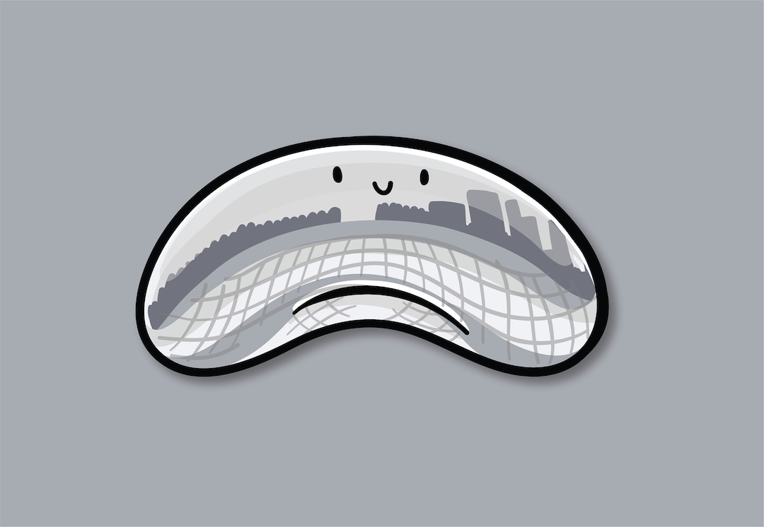 The Bean Vinyl Sticker | Cute Chicago Sticker | Cute Sticker | Travel ...