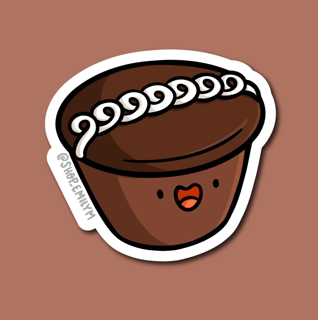Swirl Cake Sticker| Weatherproof Vinyl Sticker| Kawaii Sticker ...