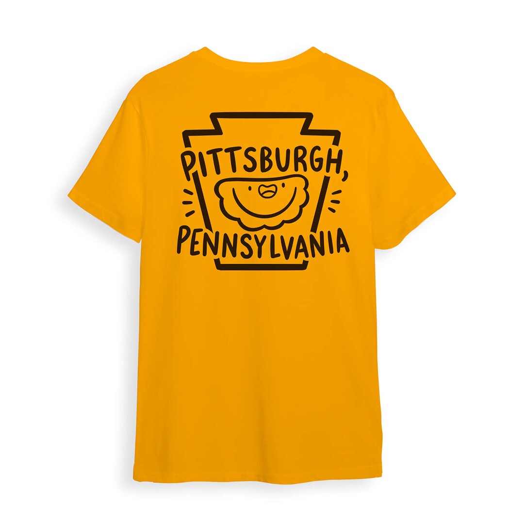 Pittsburgh Pierogi Shirt | Kawaii Clothing | Cute Gold T-shirt ...