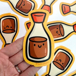 Soy Sauce Sticker| Weatherproof Vinyl Sticker | Soy Sauce Bottle ...