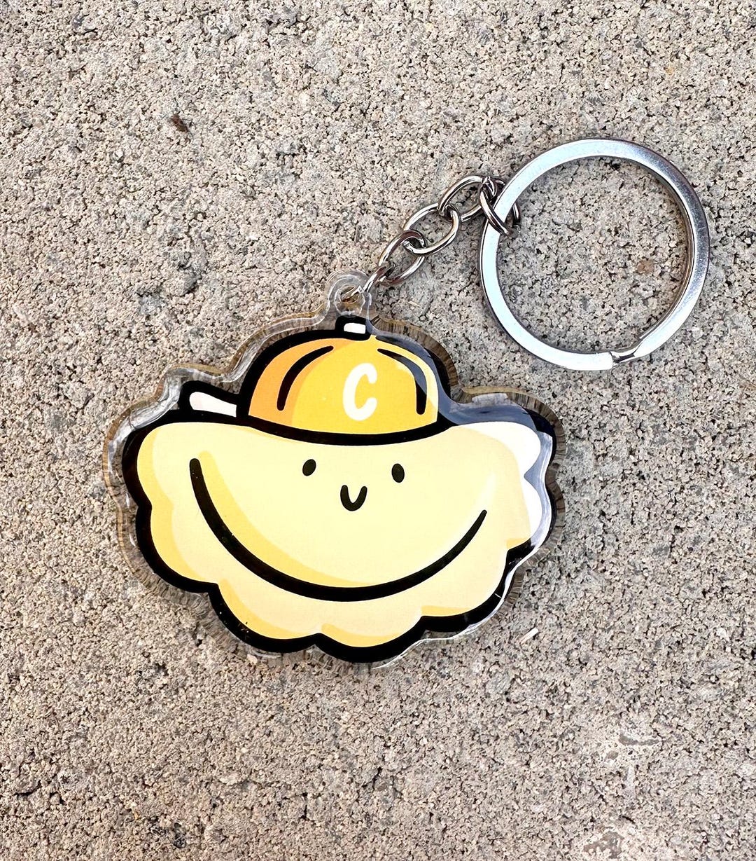 Cheddar Pittsburgh Pierogi Keychain | Cute PGH Keychain| Kawaii ...