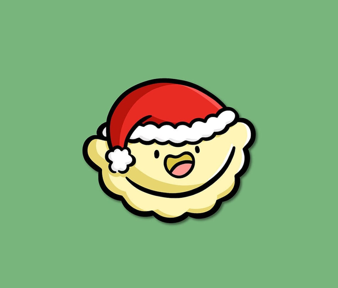 Santa Pierogi Sticker| Waterproof Vinyl Sticker |pittsburgh Holiday ...