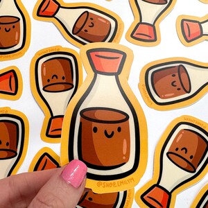 Soy Sauce Sticker| Weatherproof Vinyl Sticker | Soy Sauce Bottle ...