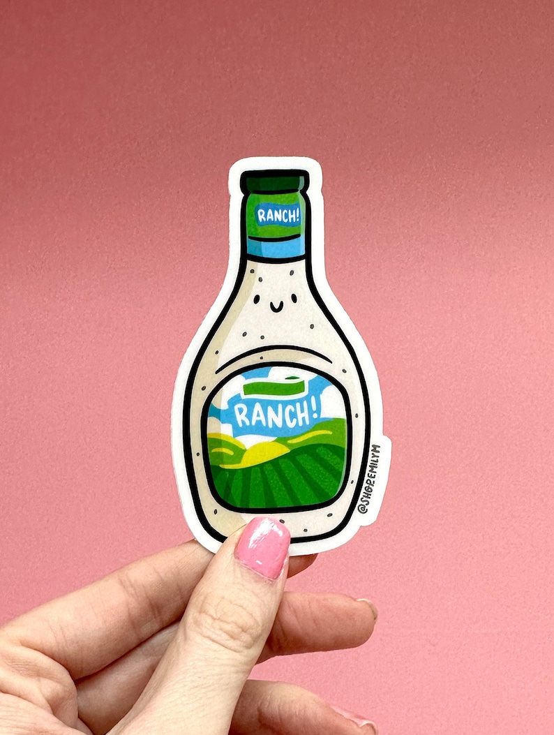 Ranch Sticker | Weatherproof Vinyl Sticker| Kawaii Sticker| Ranch ...