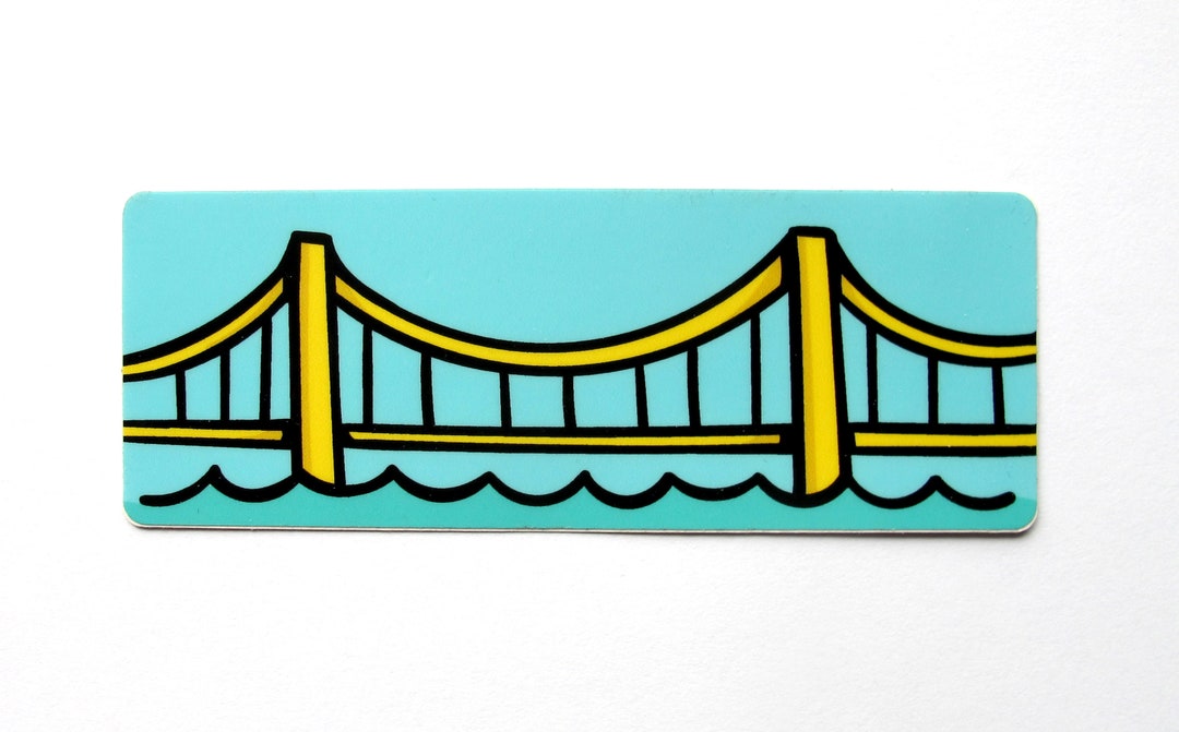 Pittsburgh Bridge Sticker | Vinyl Sticker | Waterproof Sticker | Yinzer ...