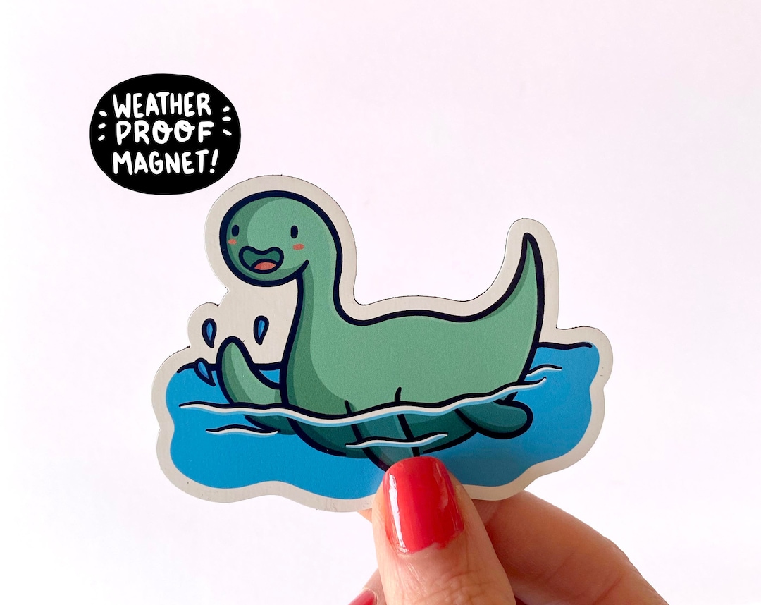 Loch Ness Monster Weatherproof Magnet | Strong Waterproof Car Magnet ...