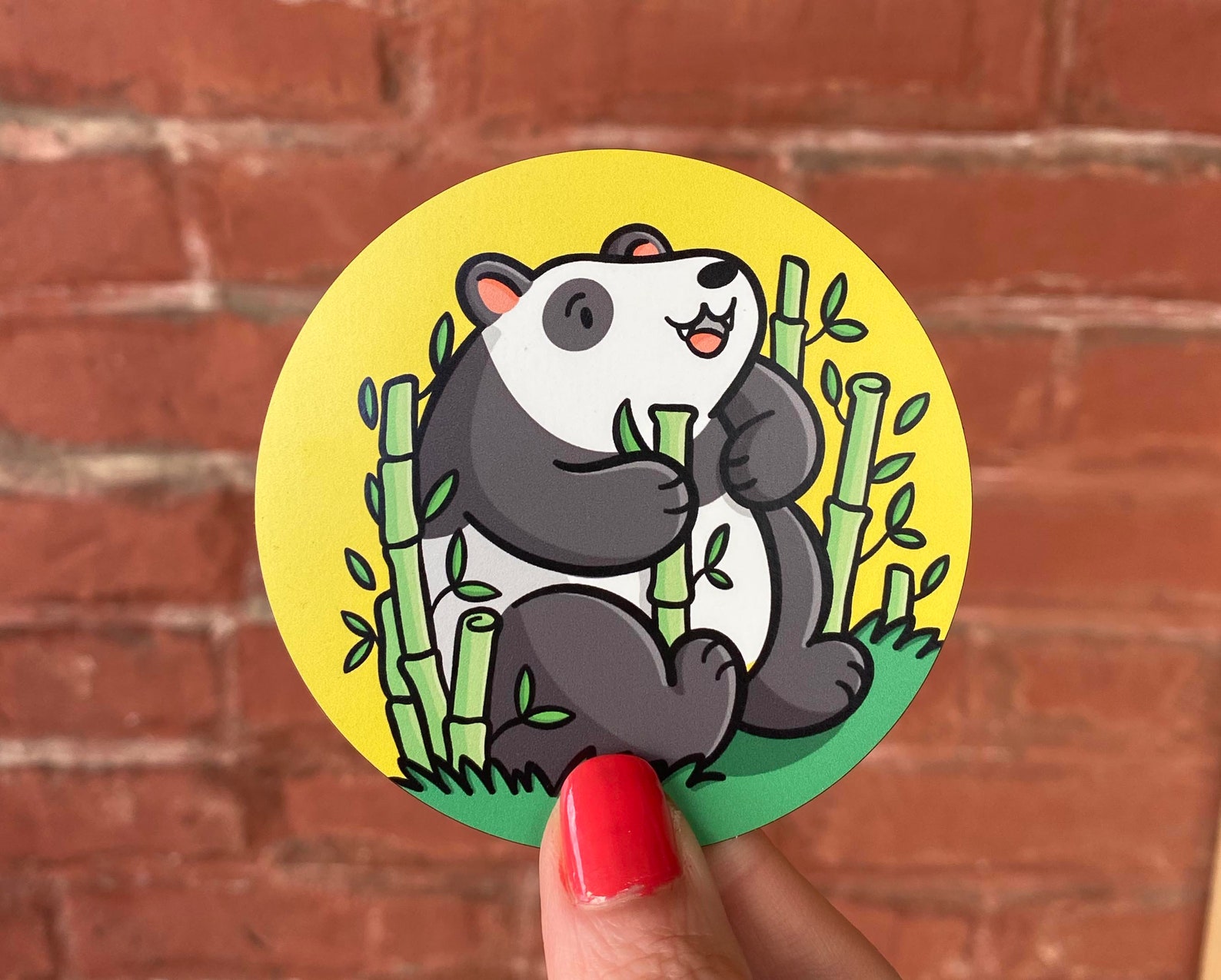 Panda Magnet Weatherproof Car Magnet Waterproof Magnet | Etsy