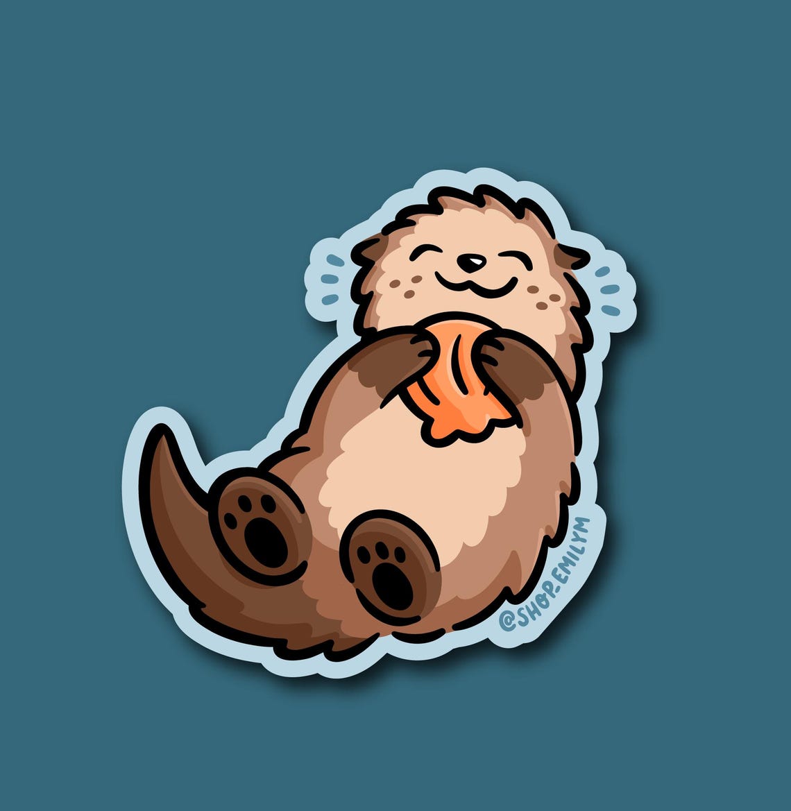 Sea Otter Magnet |waterproof Vinyl Car Magnet | Kawaii Animal Magnet ...