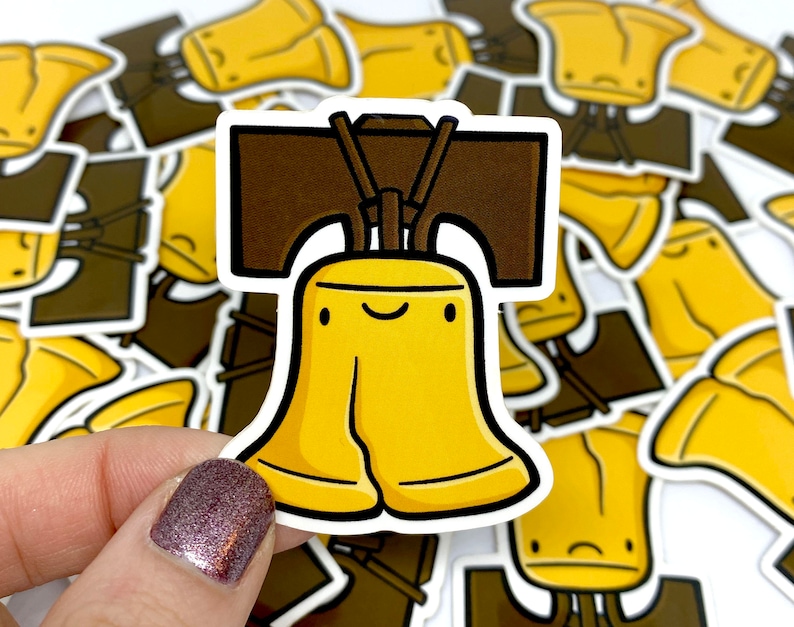 Mini Liberty Bell Sticker Philadelphia Themed Sticker - Etsy