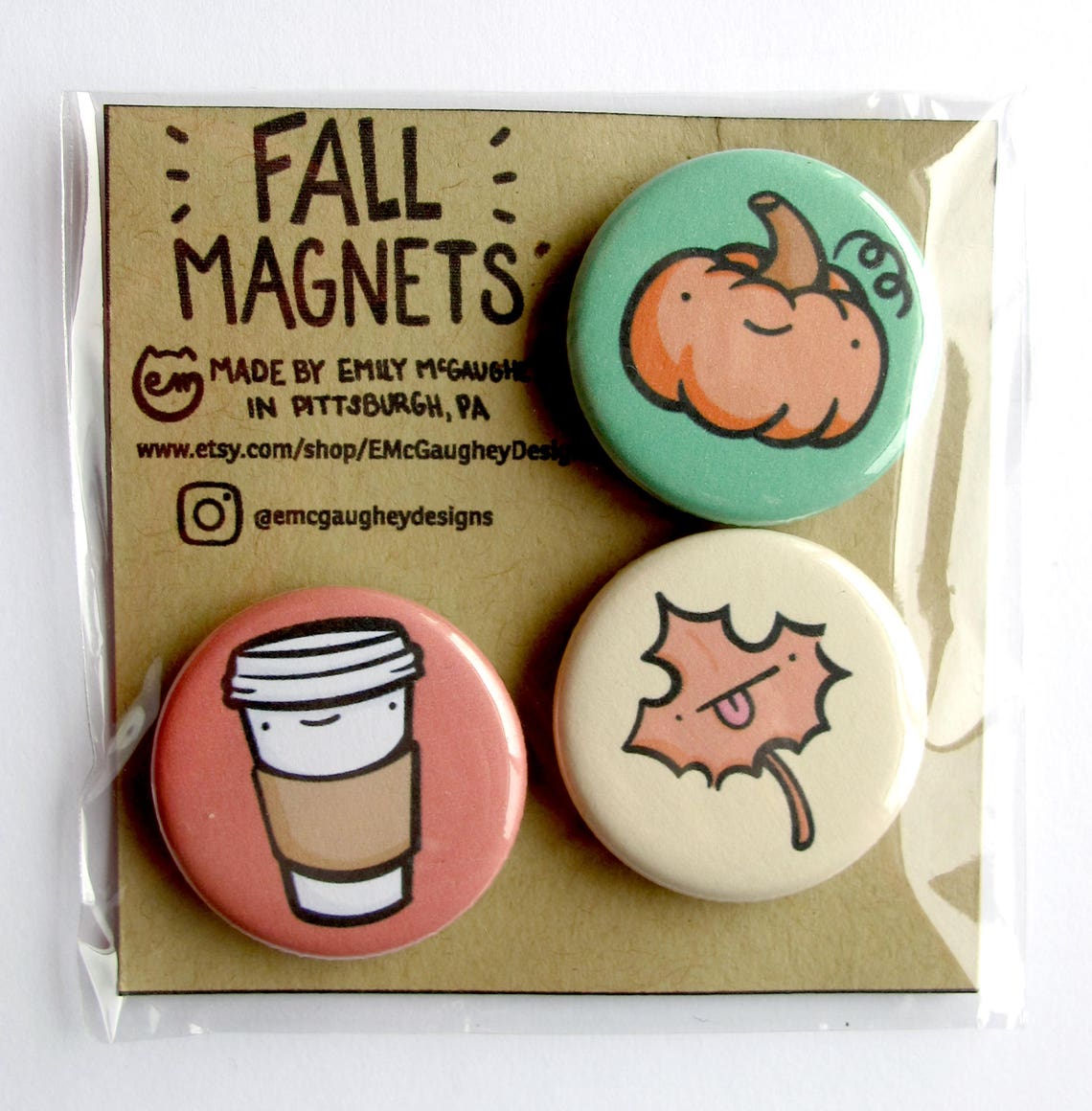 Fall Magnet Pack Refrigerator Magnets Fridge Magnets | Etsy