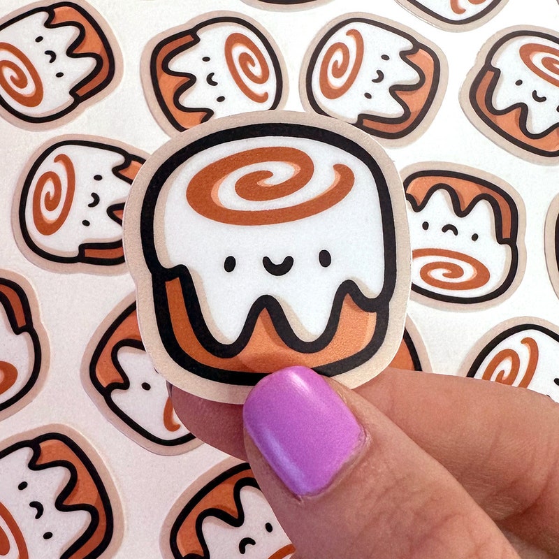 Cinnamon Roll Stickers - Etsy
