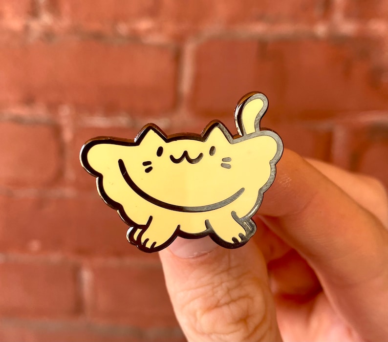 Pierogi Cat Hard Enamel Pin Cute Pierogi Pin Kawaii Enamel Pin ...