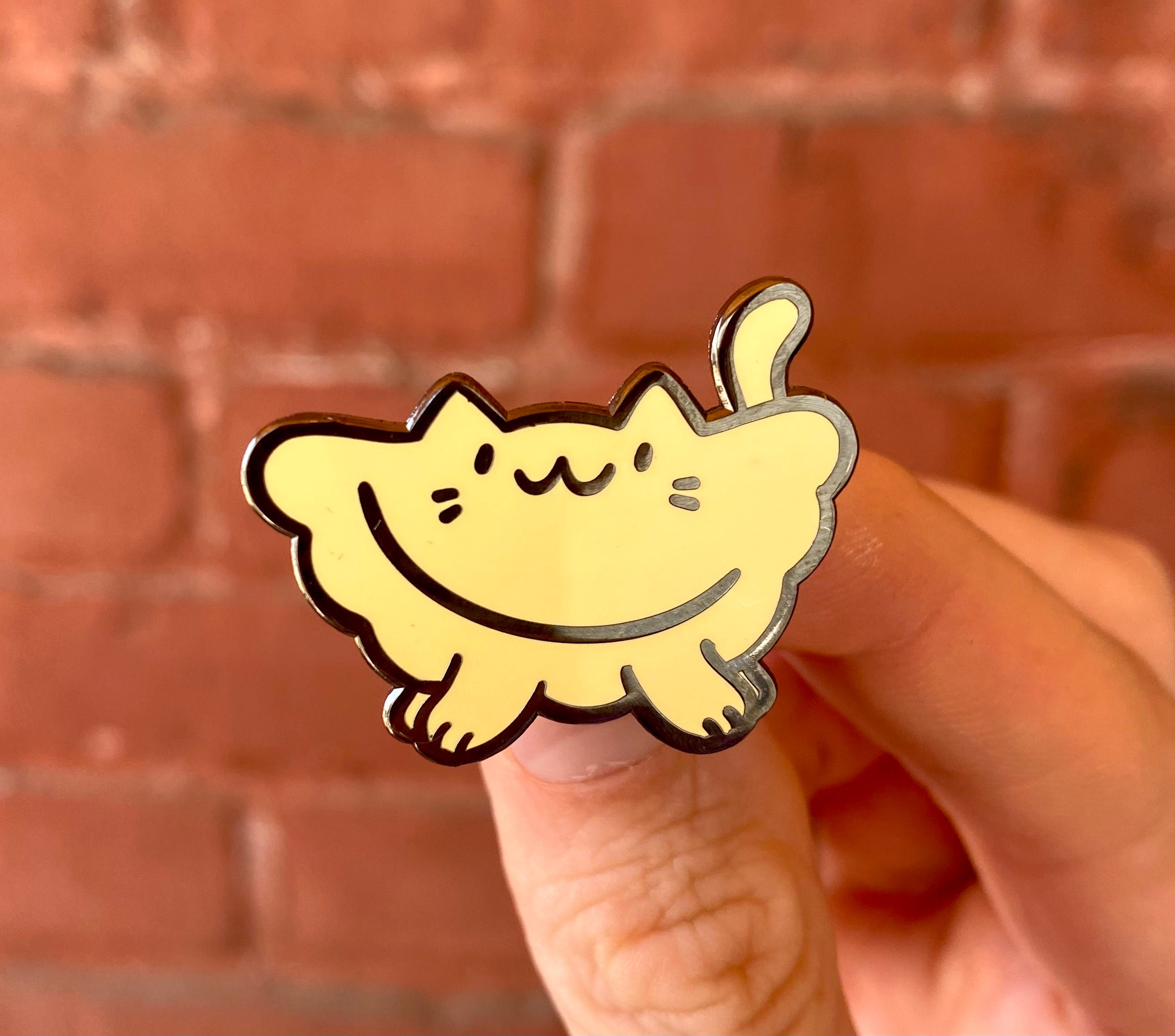 Pierogi Cat Hard Enamel Pin Cute Pierogi Pin Kawaii Enamel Pin ...