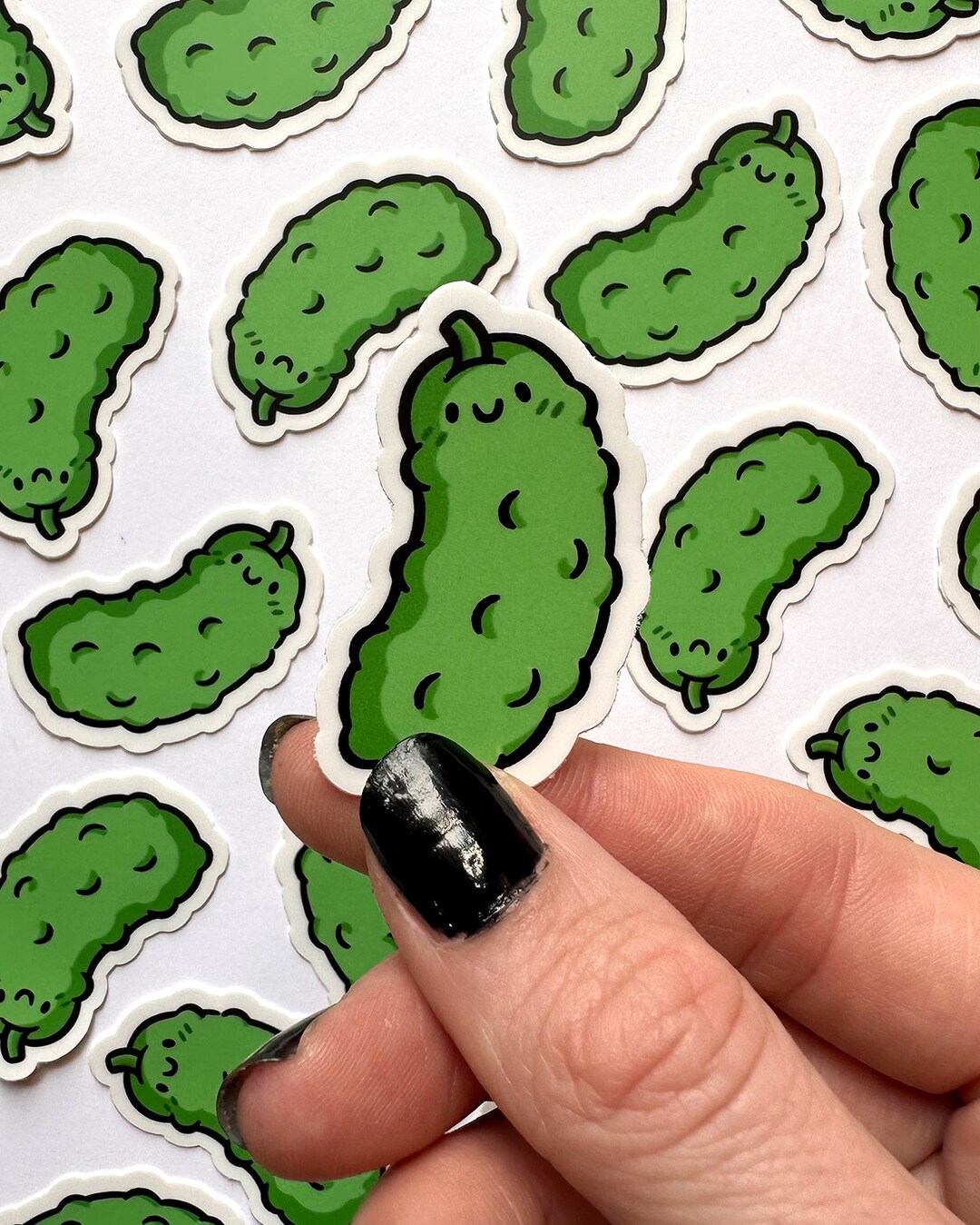 Pickle Mini Sticker | Waterproof Sticker |kawaii Vinyl Sticker | Dill ...