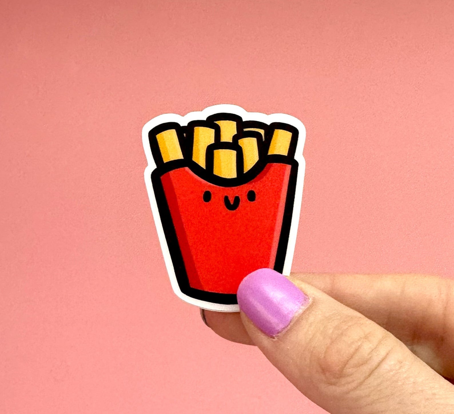 Mini French Fries Vinyl Sticker |waterproof Phone Sticker Kawaii Food ...