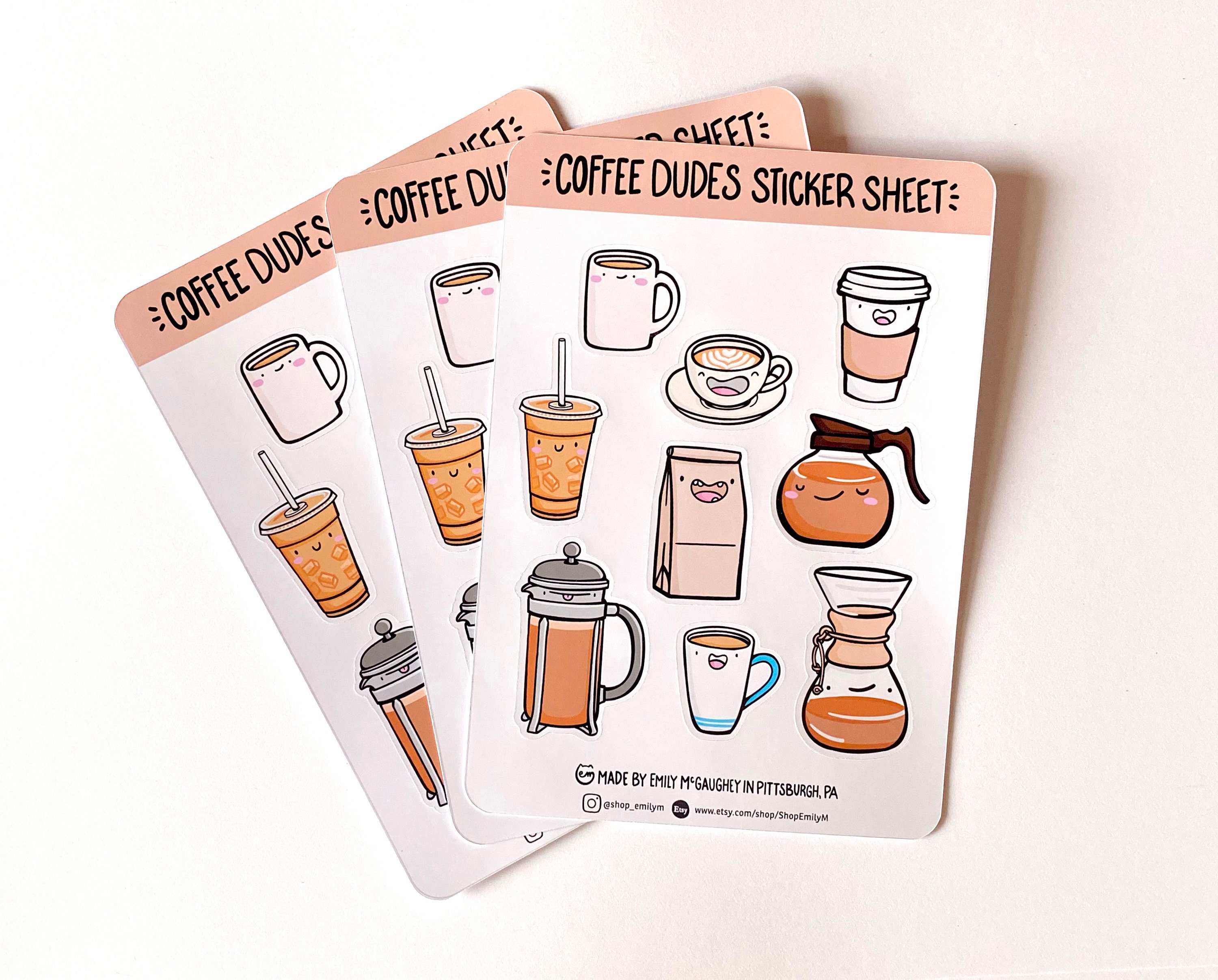 Stickers, Labels & Tags Coffee Stickers Paper etna.com.pe