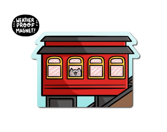 Pittsburgh Incline Magnet Yinzer Gift Die Cut Magnet the - Etsy