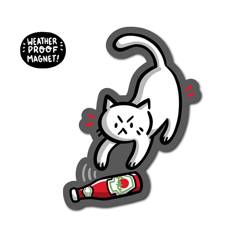 Scared Ketchup Art Etsy