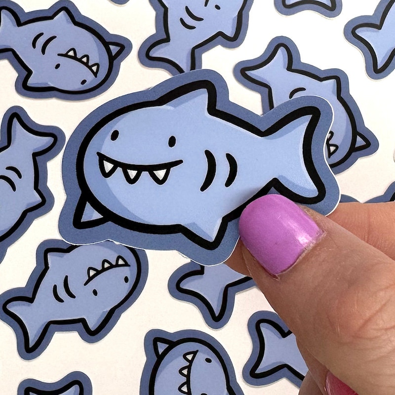 Shark Stickers - Etsy