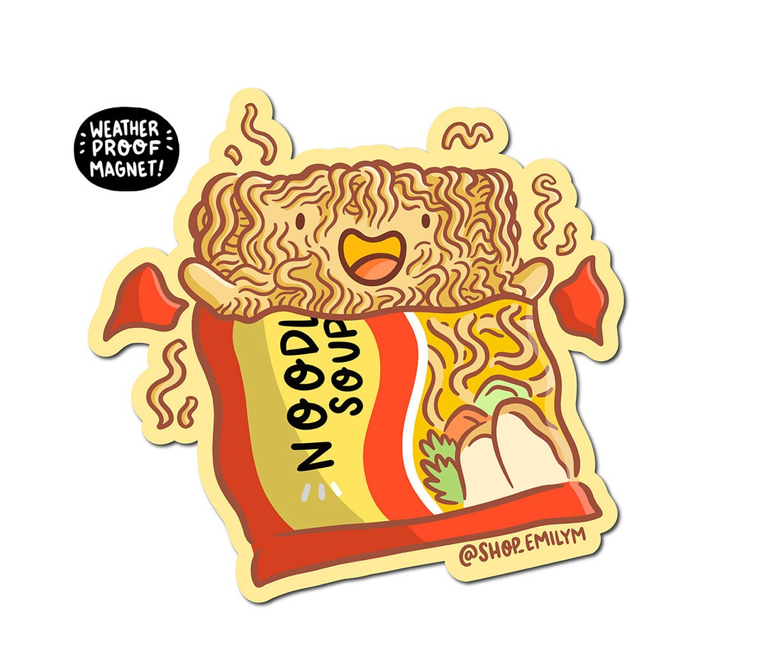 Instant Ramen Magnet | Cute Ramen Magnet| Ramen Noodle Package ...