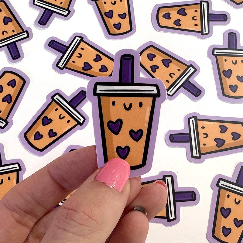 Boba Tea Sticker - Etsy