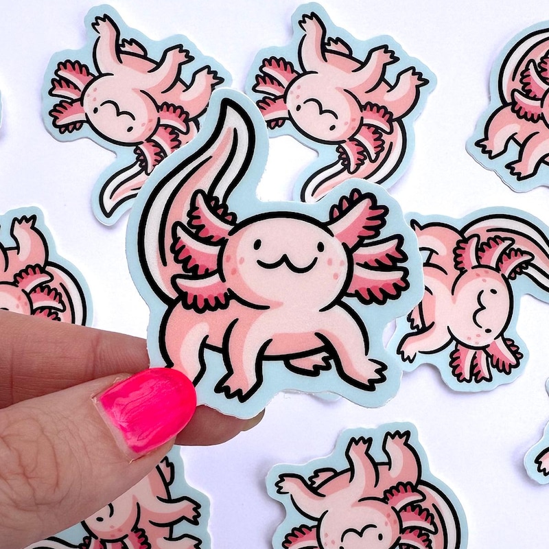 Axolotl Sticker - Etsy