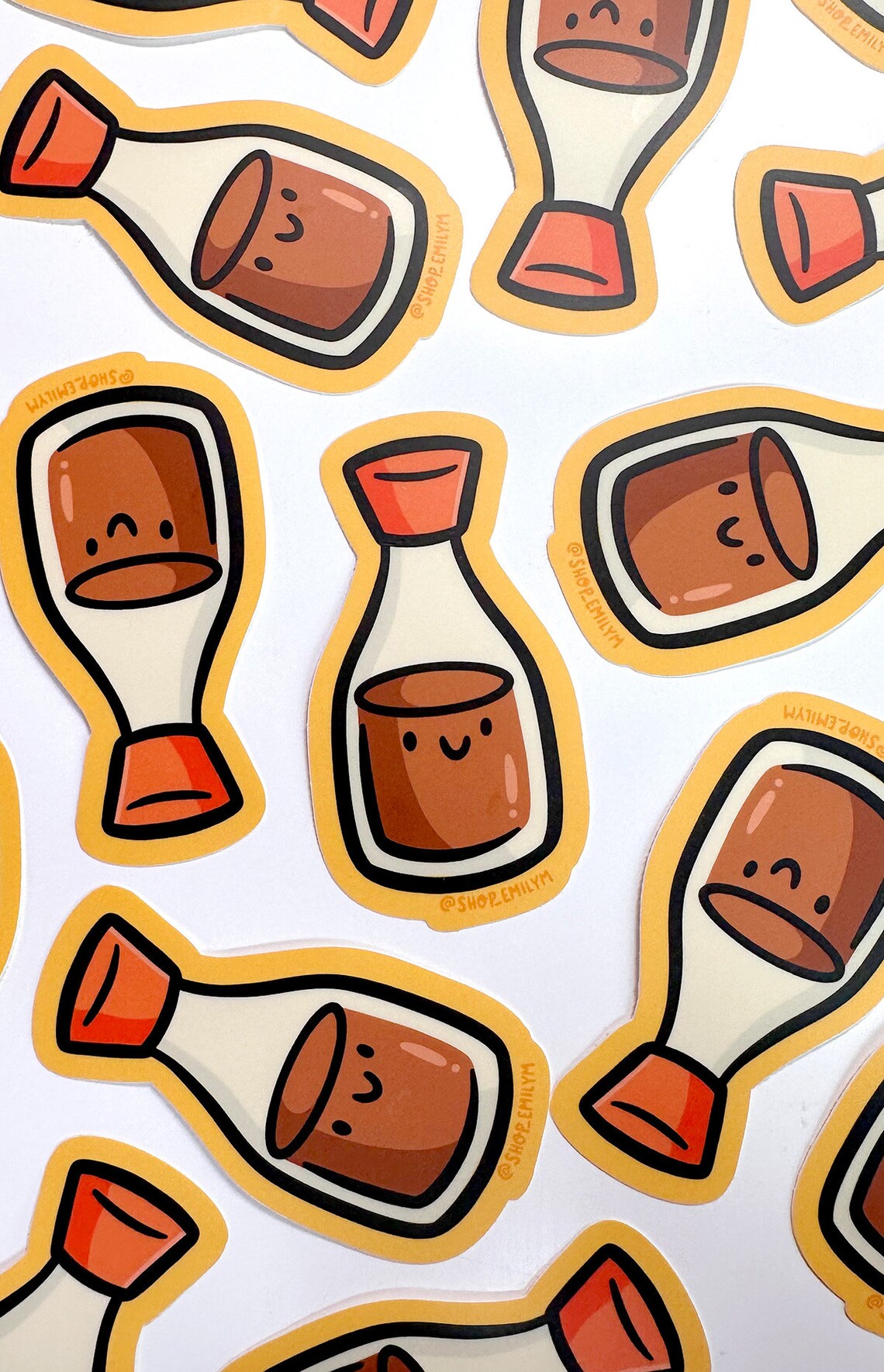 Soy Sauce Sticker| Weatherproof Vinyl Sticker | Soy Sauce Bottle ...