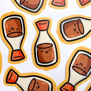 Soy Sauce Sticker| Weatherproof Vinyl Sticker | Soy Sauce Bottle ...