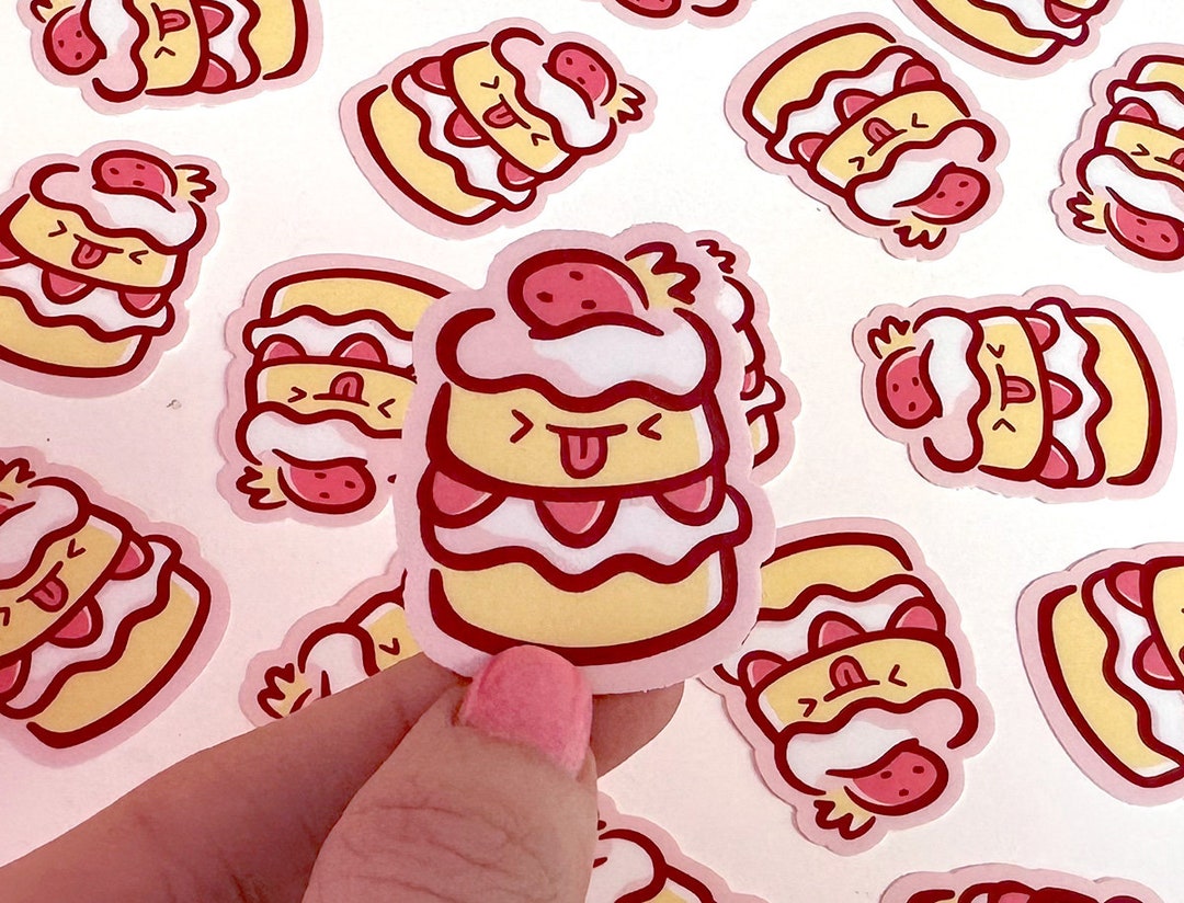 Strawberry Shortcake Mini Sticker | Waterproof Sticker |kawaii Vinyl ...