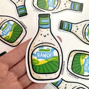 Ranch Sticker | Weatherproof Vinyl Sticker| Kawaii Sticker| Ranch ...