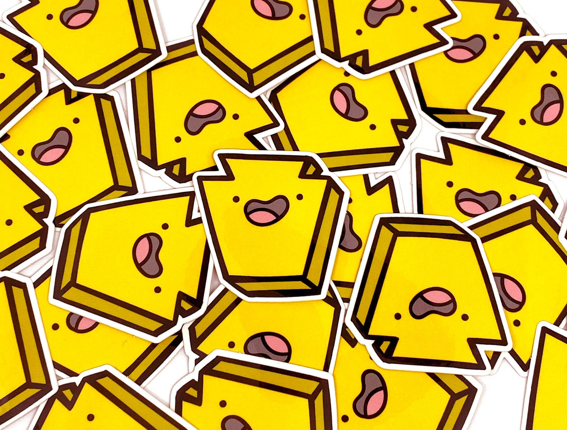 Mini Yellow Keystone Sticker | Pittsburgh Sticker | Pennsylvania Symbol ...