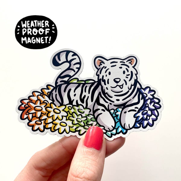 Tiger Magnet - Etsy