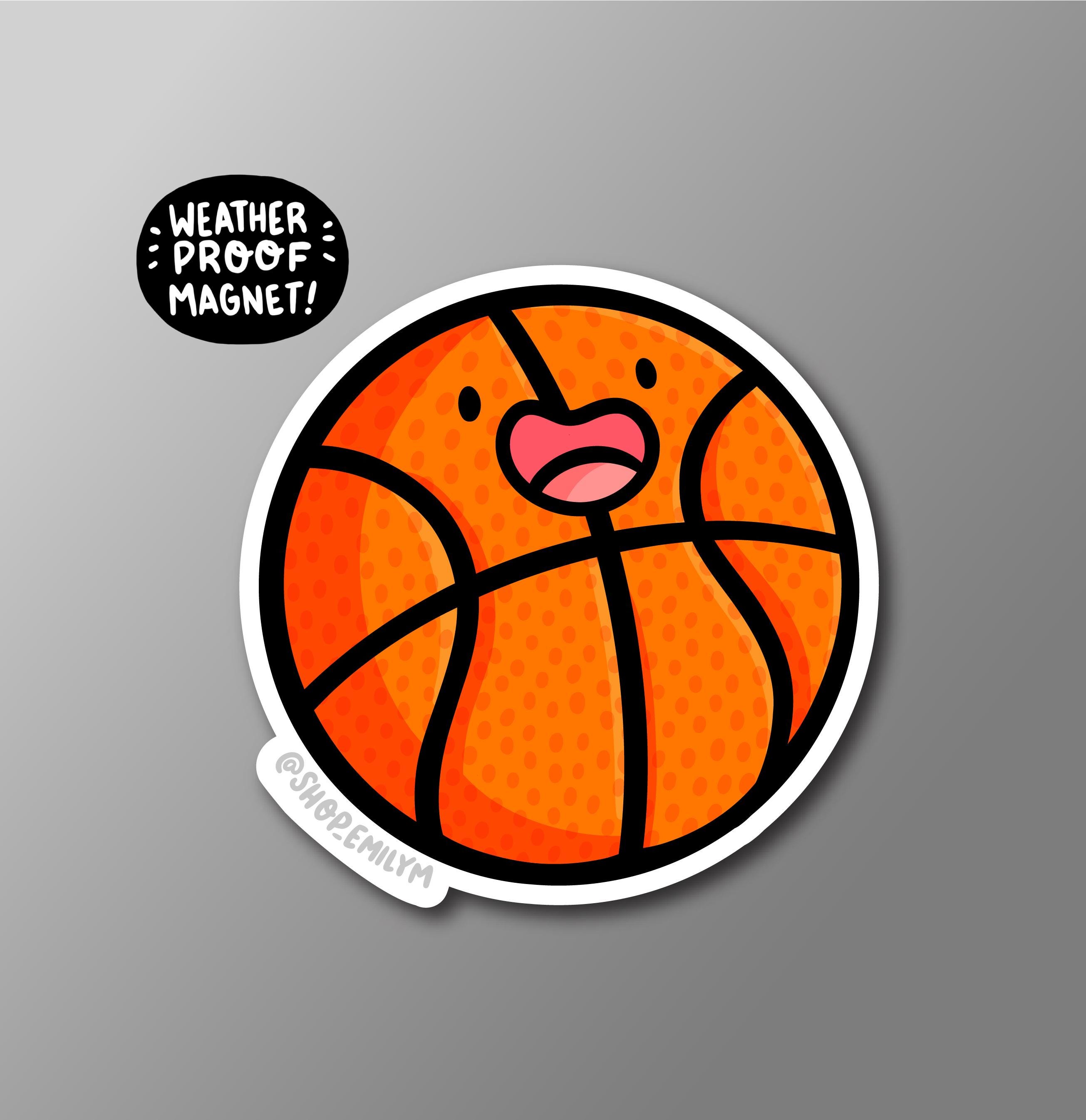 Basketball Magnet | Cute Car Magnet| Waterproof Car Magnet |basketball ...
