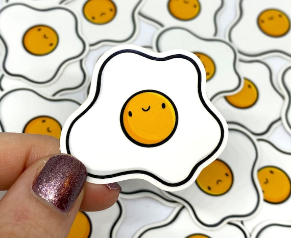 Mini Egg Sticker Waterproof Vinyl Sticker Car Sticker | Etsy