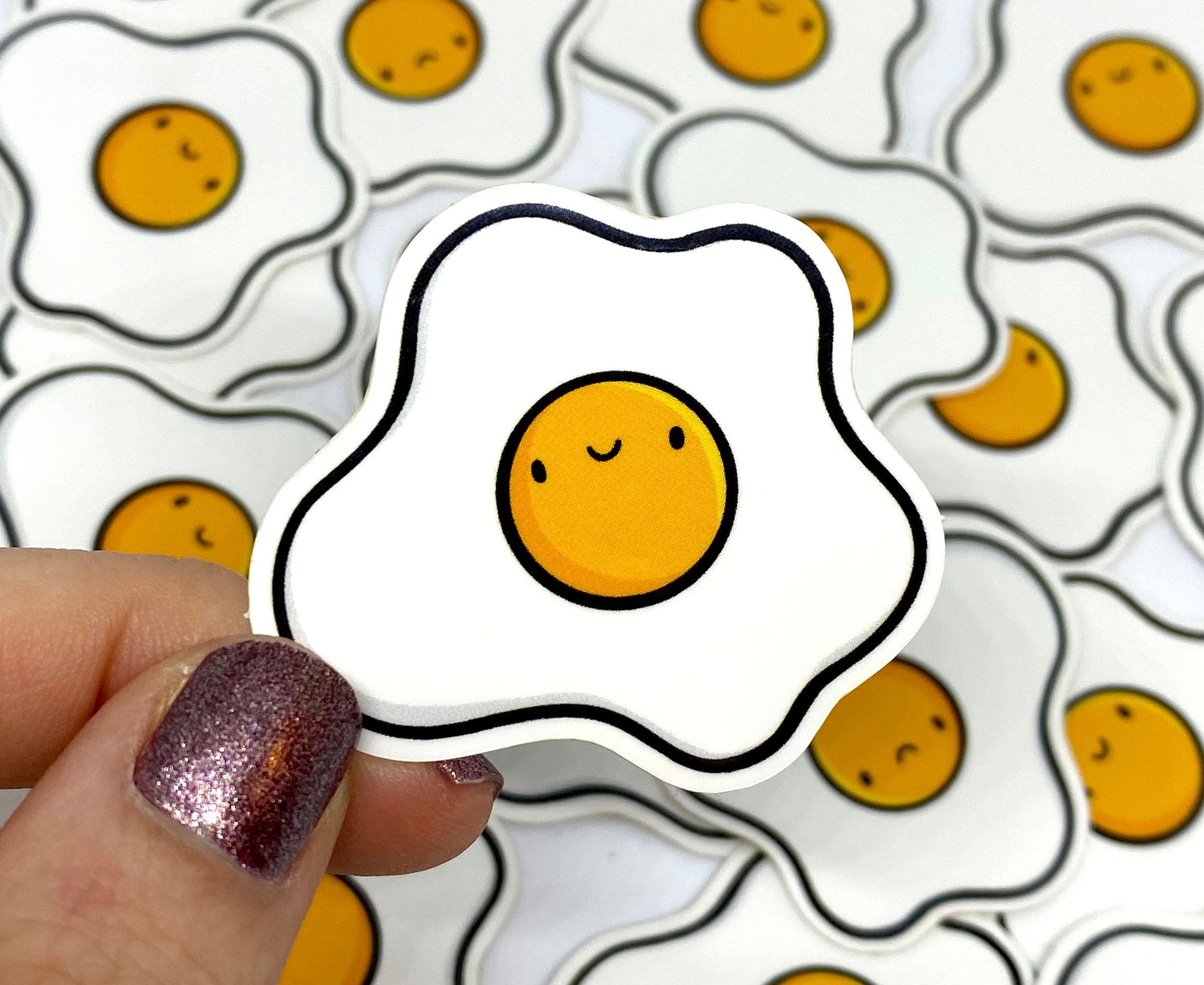 Mini Egg Sticker Waterproof Vinyl Sticker Car Sticker - Etsy