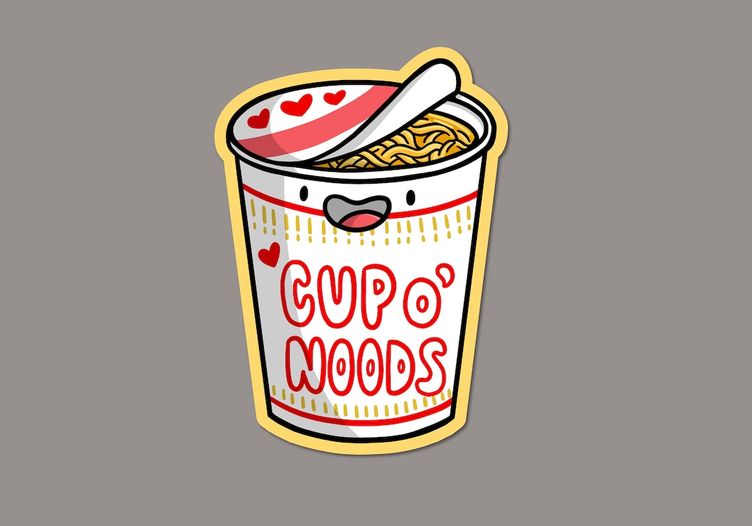 Instant Ramen Sticker | Cup Noodle Sticker | Japanese Food | Anime ...