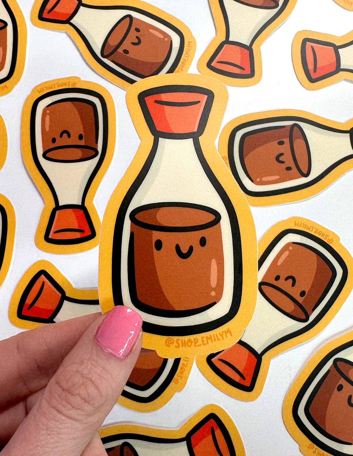 Soy Sauce Sticker| Weatherproof Vinyl Sticker | Soy Sauce Bottle ...
