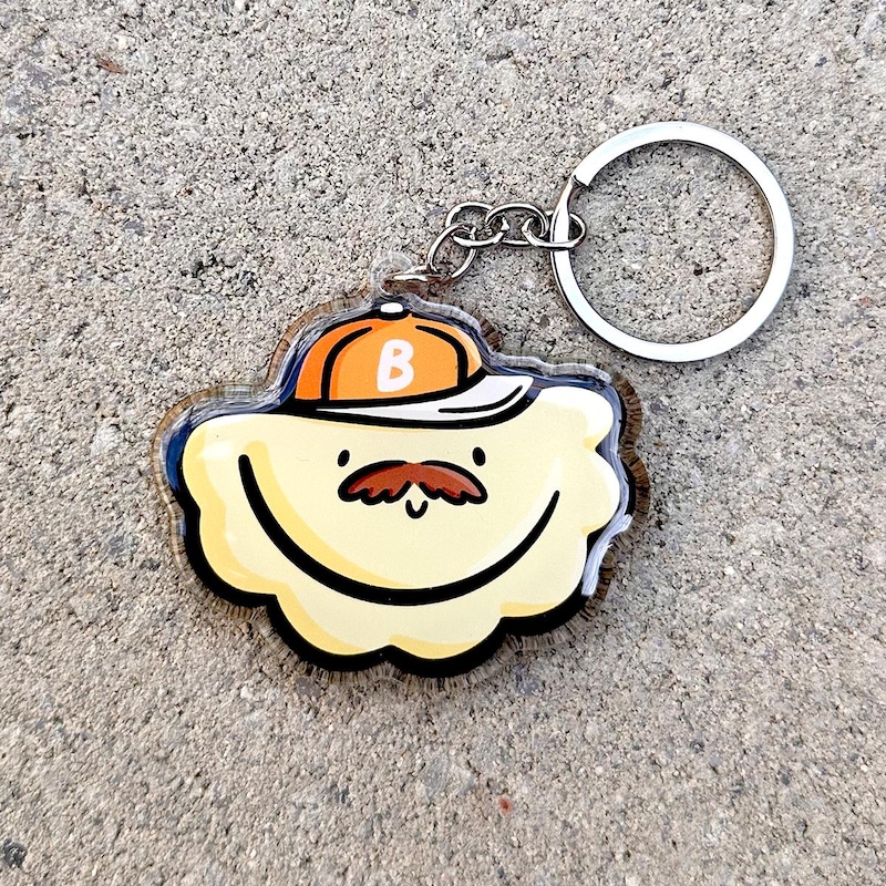 Mustache Keychain - Etsy