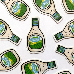 Ranch Mini Sticker | Waterproof Sticker |kawaii Vinyl Sticker |cute ...