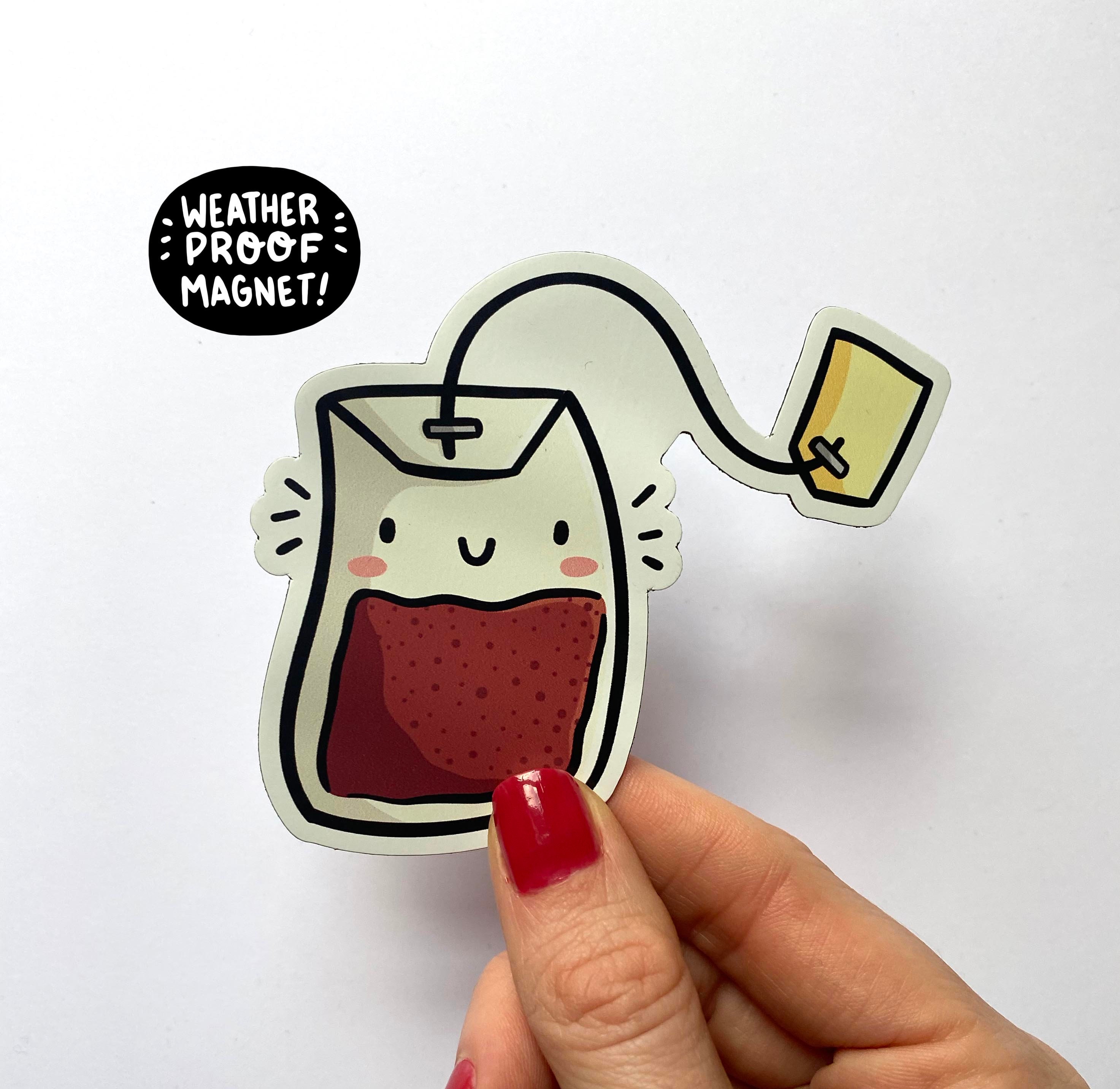 Teabag Magnet Weatherproof Magnet Tea Magnet Tea Drinker | Etsy