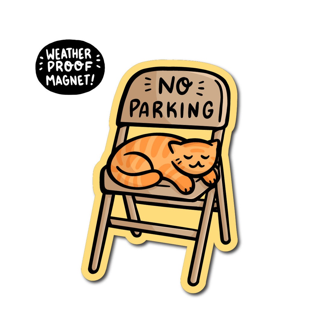 Parking Chair Magnet | Yinzer Gift | Die Cut Magnet | Pittsburgh ...