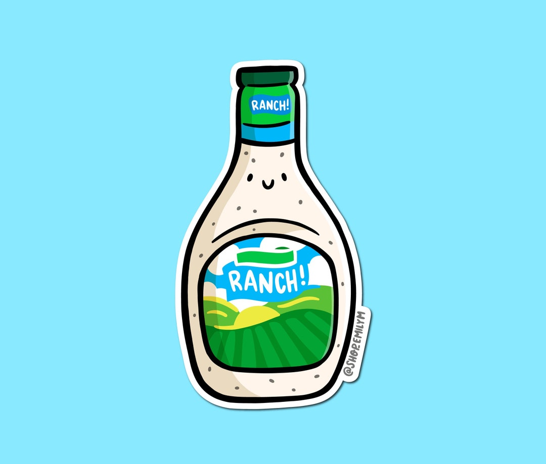 Ranch Sticker | Weatherproof Vinyl Sticker| Kawaii Sticker| Ranch ...