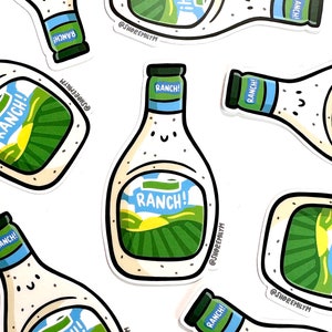Ranch Sticker | Weatherproof Vinyl Sticker| Kawaii Sticker| Ranch ...