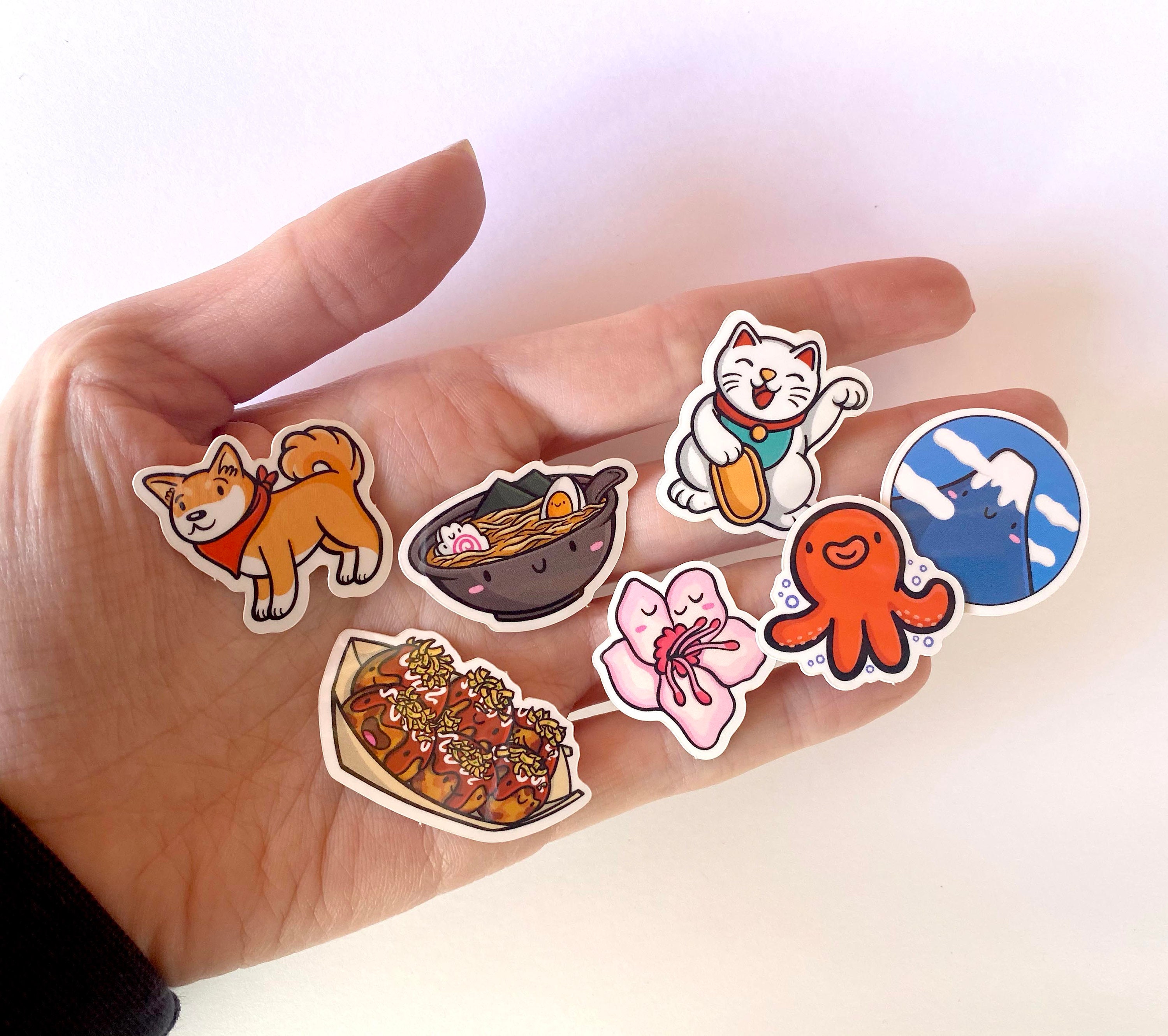 Waterproof Japan Sticker Pack Weatherproof Sticker Anime - Etsy