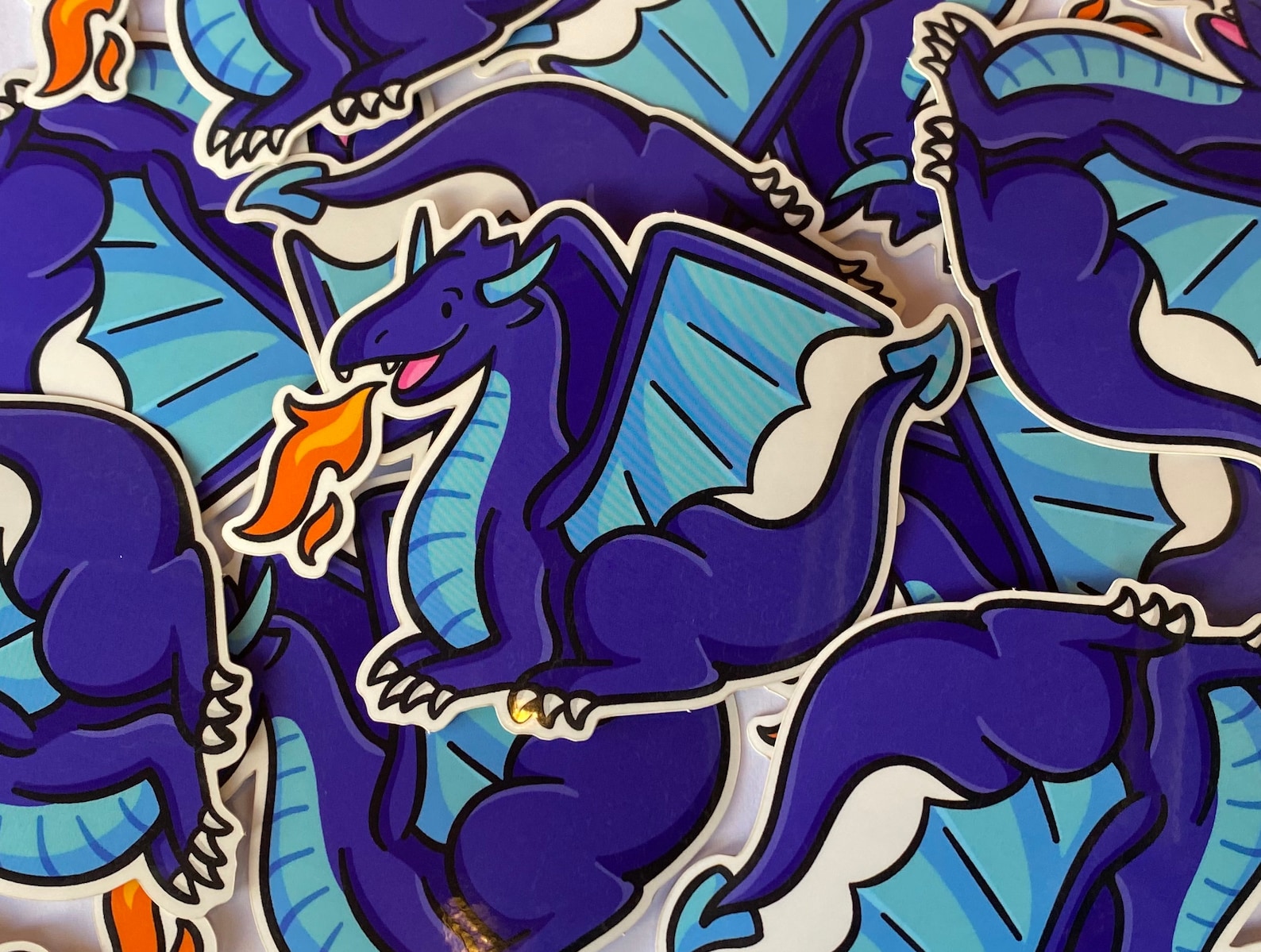 Dragon Vinyl Sticker | Magical Creature Sticker | Waterproof Sticker ...