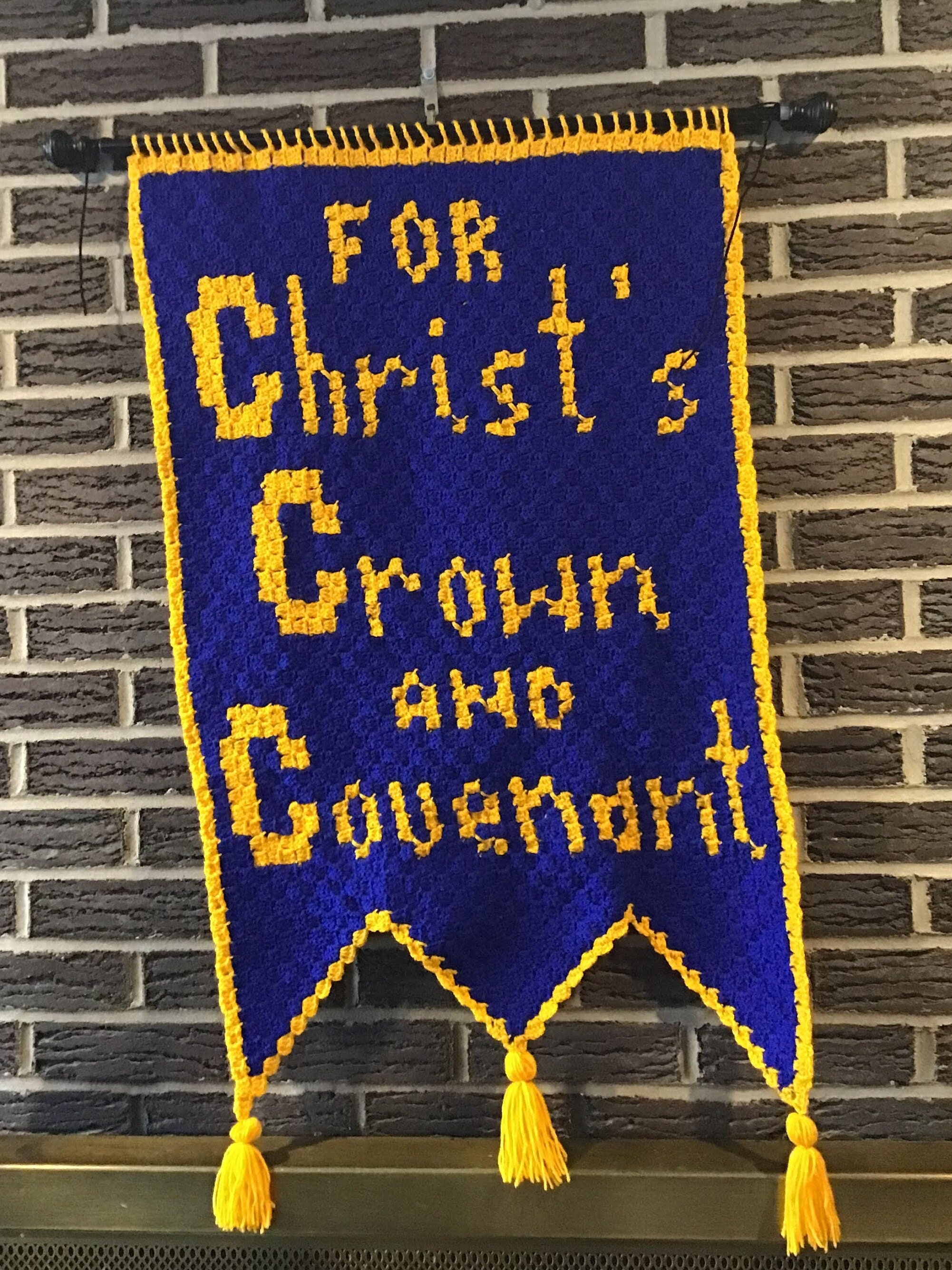 Blue Banner Crochet Pattern - Etsy