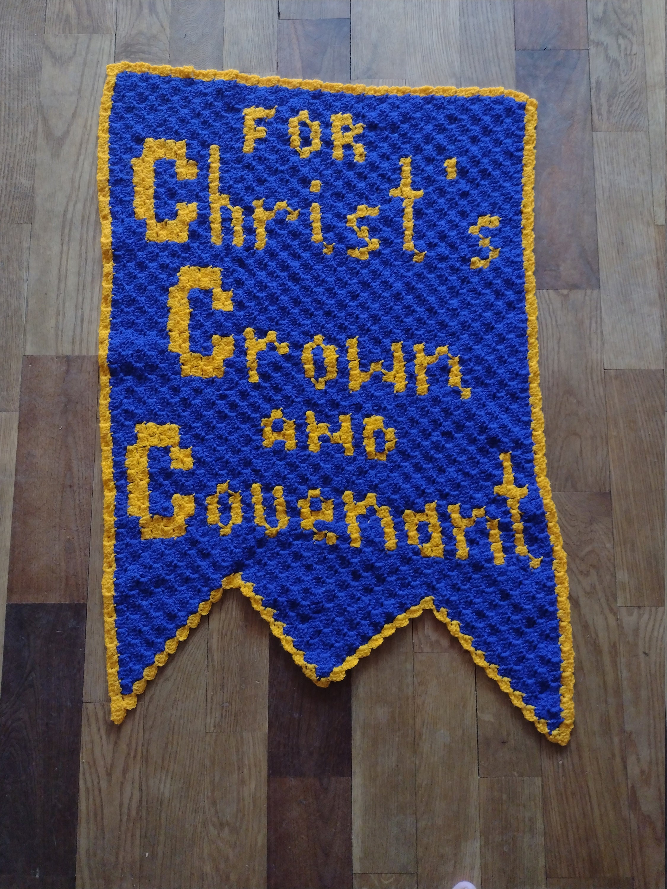 Blue Banner Crochet Pattern - Etsy